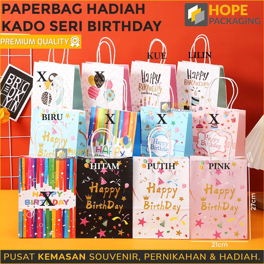 Jual PROMO AWAL TAHUN Harga 3 pcs Paper Bag Kertas Hadiah Souvenir ...