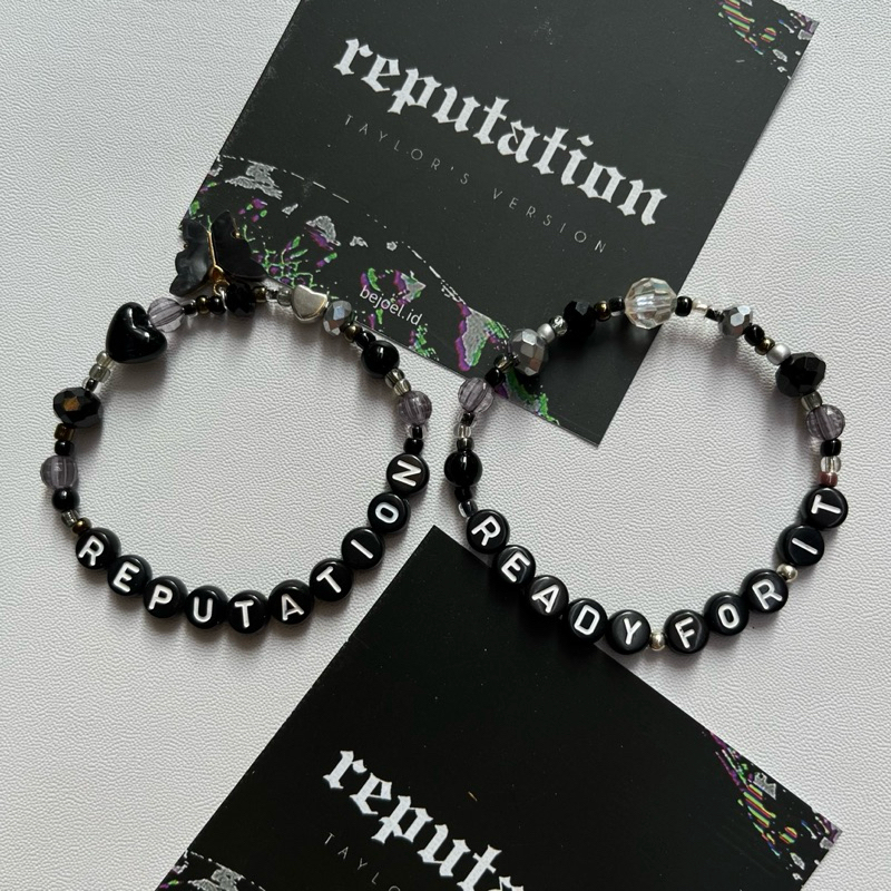 Jual Gelang Custom Nama | Reputation Taylor Swift Friendship Bracelet ...