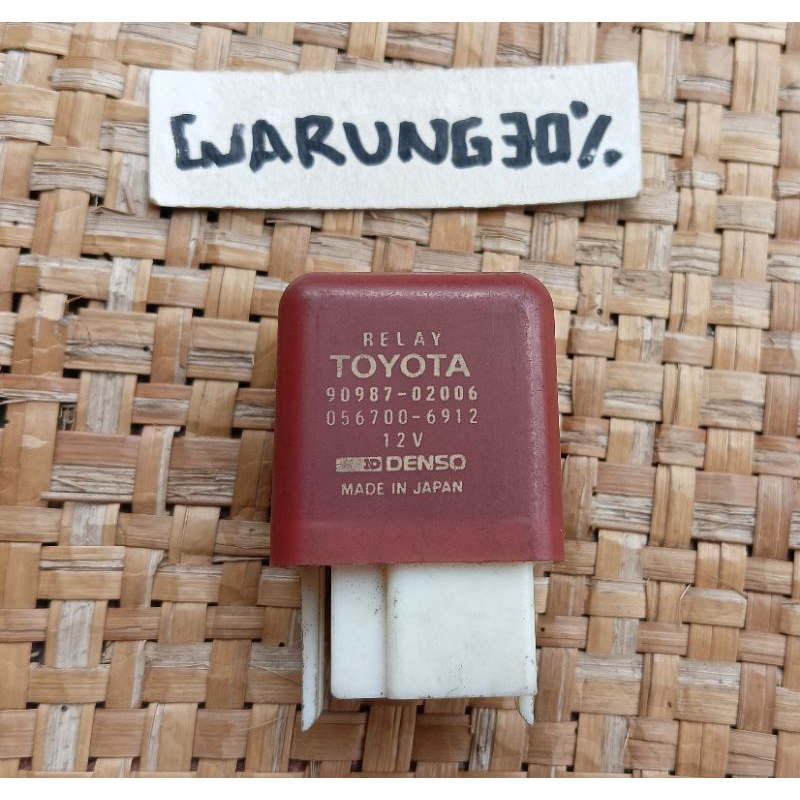 Jual RELAY LAMPU DENSO TOYOTA LANDCRUISER 80 VX80 - LC80 ORIGINAL MADE ...