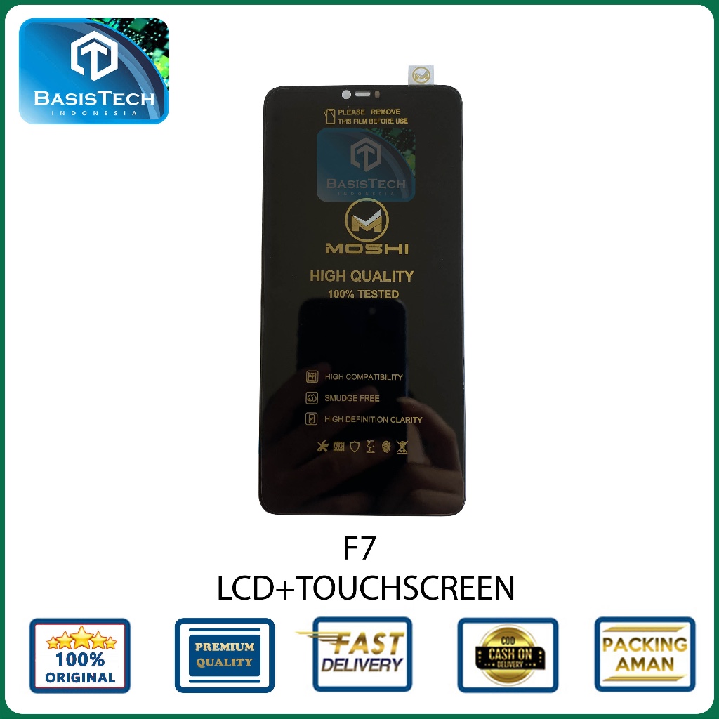 Jual LCD OPPO F7 (SMALL BANGS) +TOUCHSCREEN - MOSHI | Shopee Indonesia