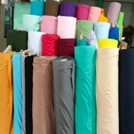 Jual kain sprei dan gorden polos meteran lebar 240 - 250 bahan katun ...