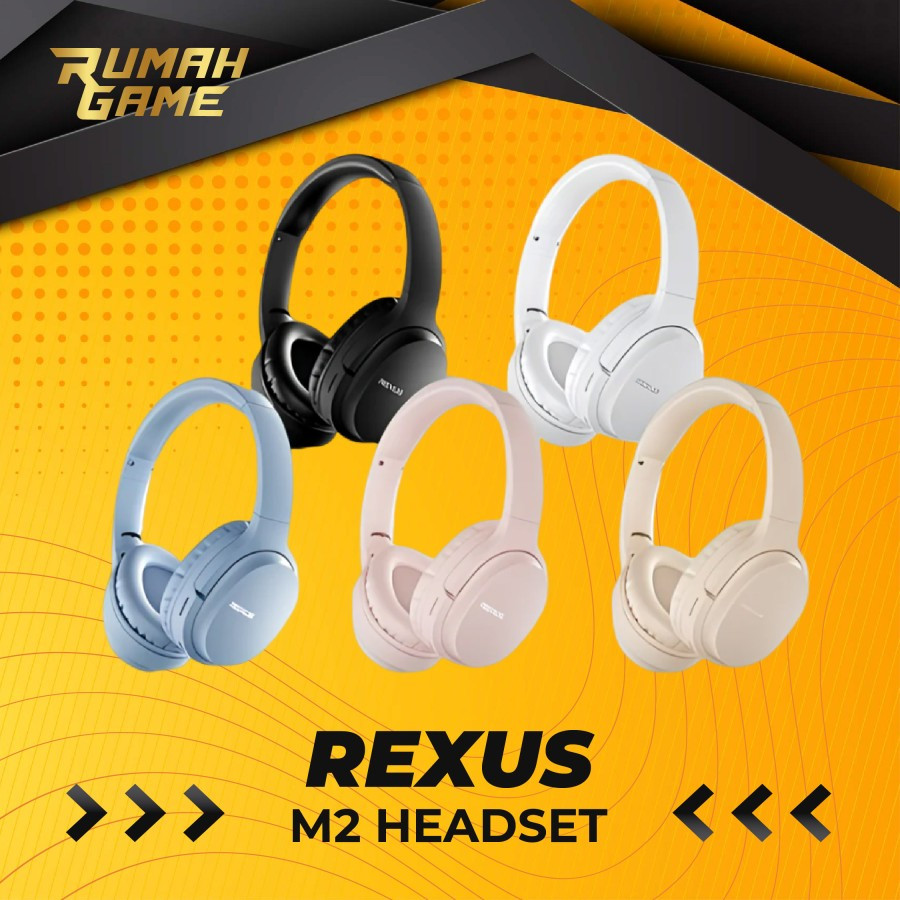 Jual Rexus M2 Headphone Headset Bluetooth Portable Jack Aux 3.5 Micro ...