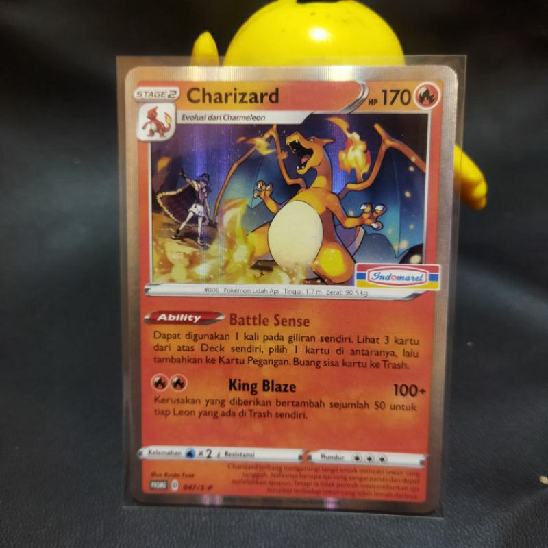 Jual Charizard Promo Indomaret original Pokemon TCG Indonesia | Shopee ...