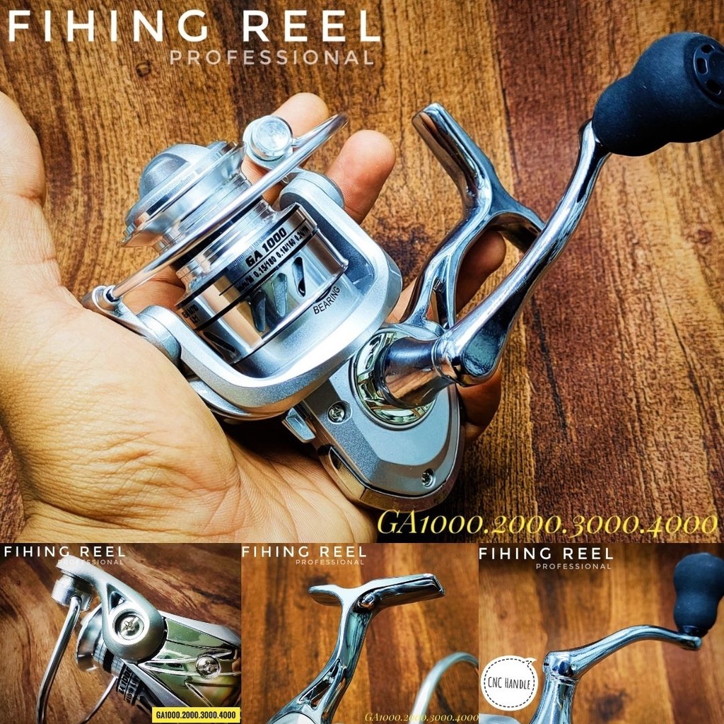 Jual REEL SPINING GA PROFESIONAL 1000/2000/4000/6000 | Shopee Indonesia