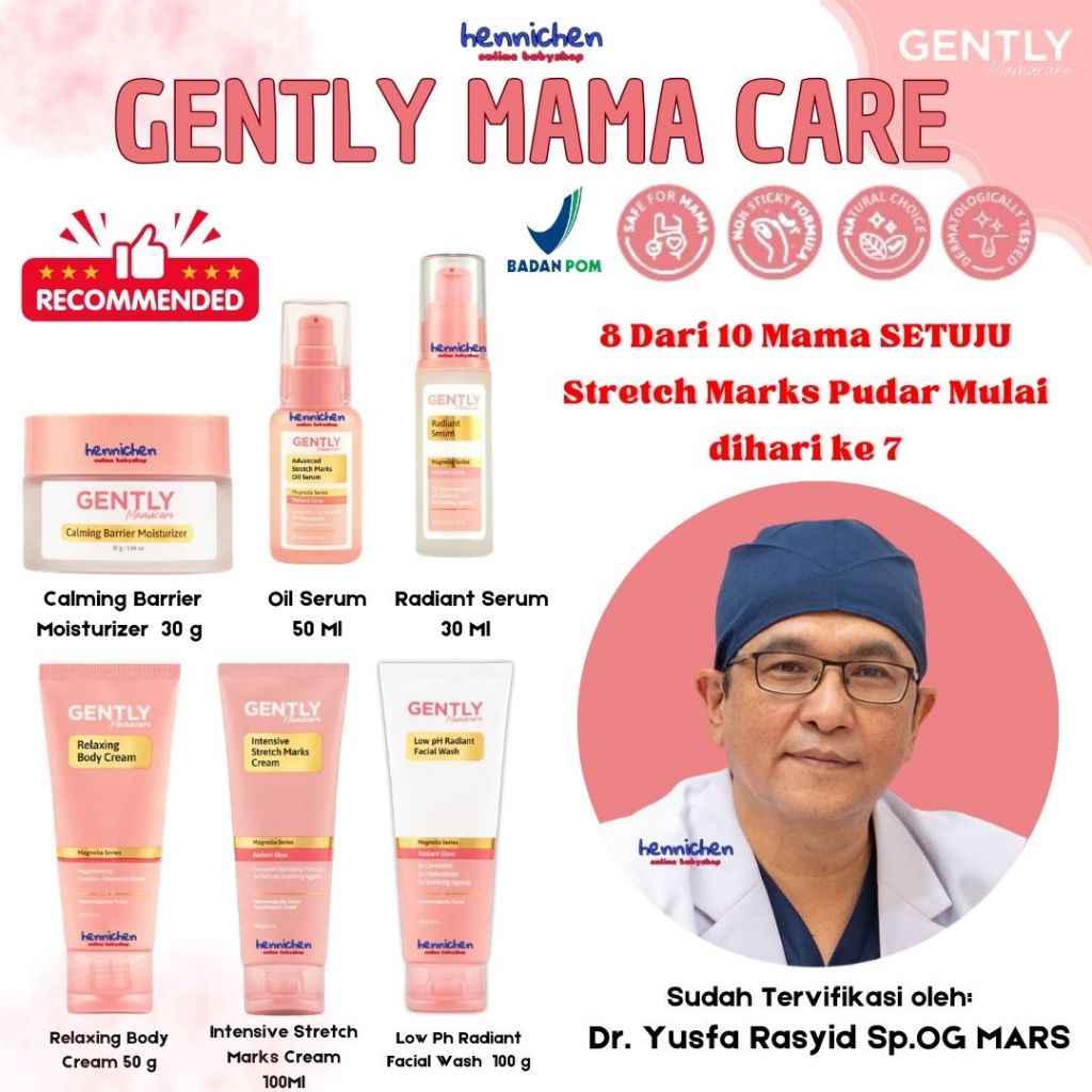 Jual GENTLY Mamacare Intensive Stretch Marks Cream / Relaxing Body ...