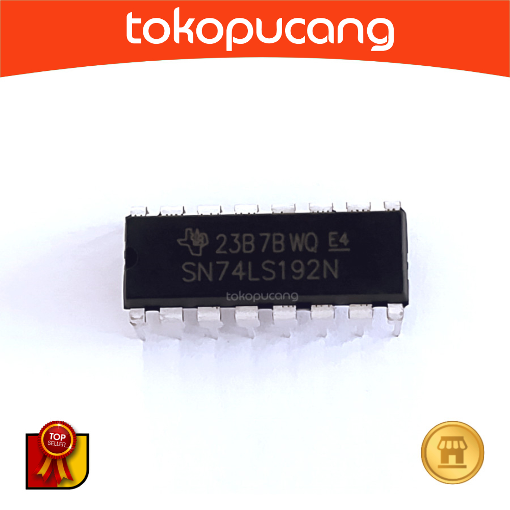 Jual IC Counter 74LS192 Counter up dan down 74 192 74192 74HC192 ...