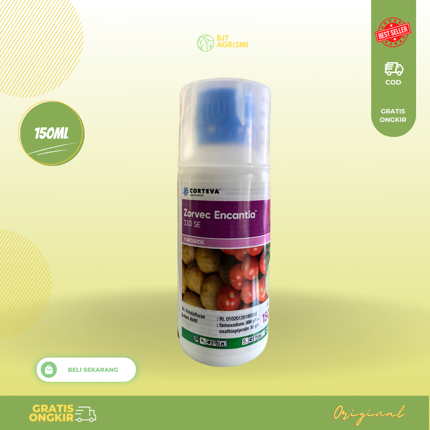 Jual Fungisida Zorvec Encantia 330SE 150ml hawar daun pythoptora dan ...
