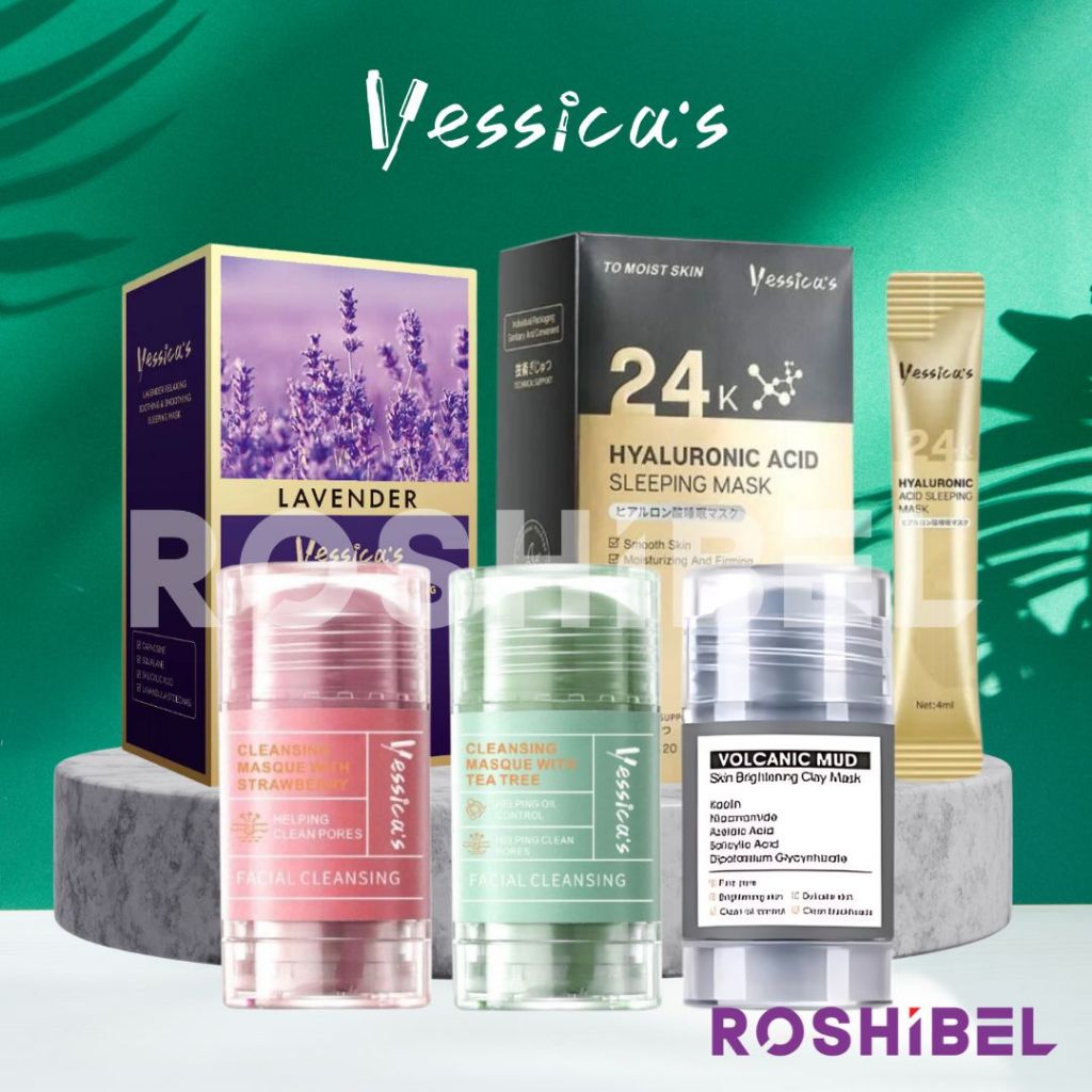 Jual ROSHIBEL - Yessica's Tea Tree Strawberry Volcanic Acid Lavender ...