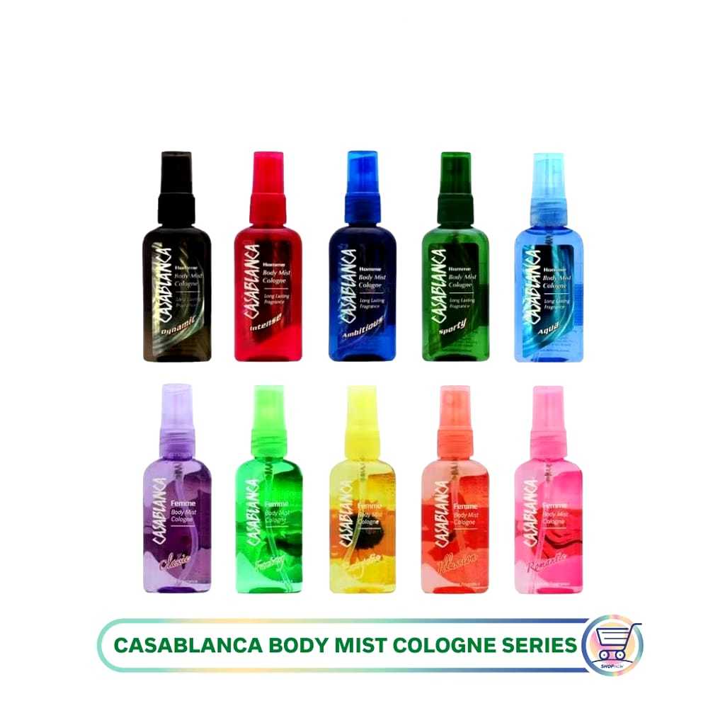 Jual CASABLANCA BODY MIST COLOGNE 50ML - PARFUME CASABLANCA 100% ...