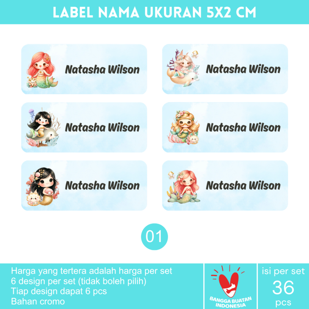 Jual Stiker Label Nama Anak | Shopee Indonesia