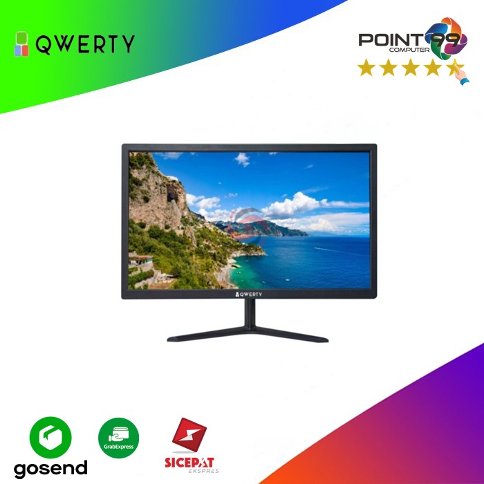 Jual MONITOR LED QWERTY 19 INCH HDMI + VGA | Shopee Indonesia