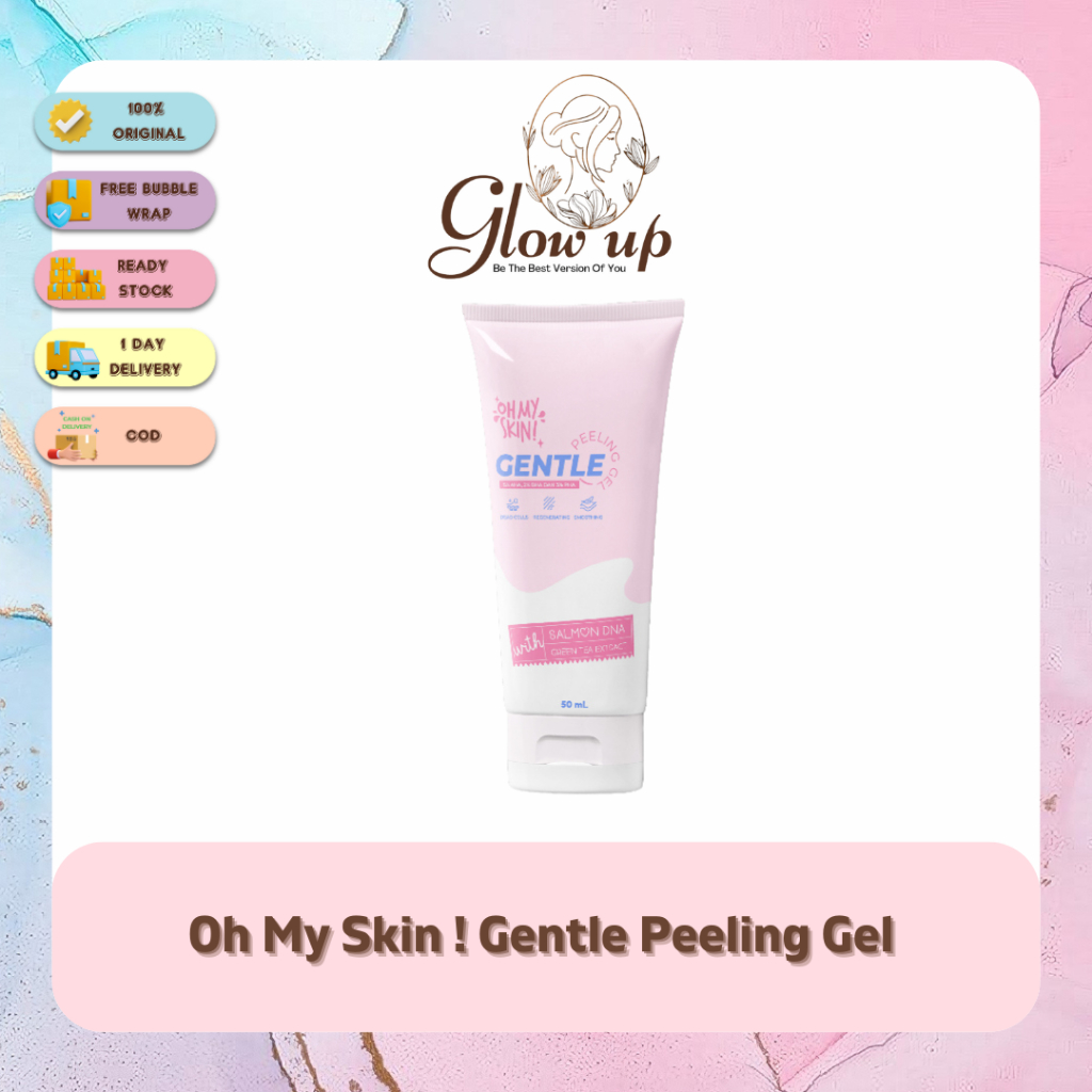 Jual Oh My Skin ! Gentle Peeling Gel / exfoliant / scrub wajah mengangkat sel-sel kulit mati ...