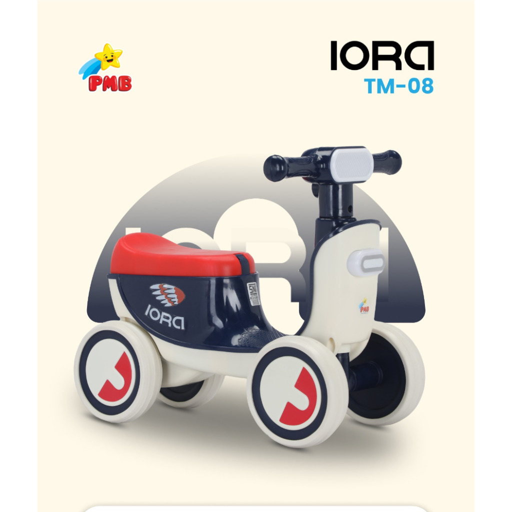Jual Sepeda Anak Balance Bike Pushbike IORA PMB TM08 TM-08 Push Toys ...