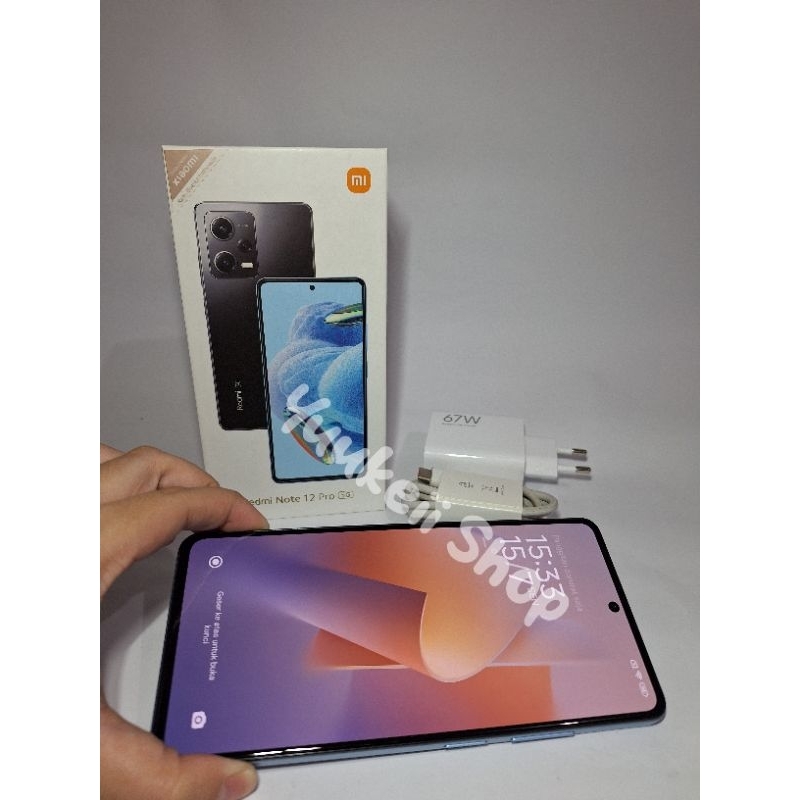 Jual Xiaomi Redmi Note 12 Pro Sky blue 8/256GB (HP SECOND) | Shopee ...