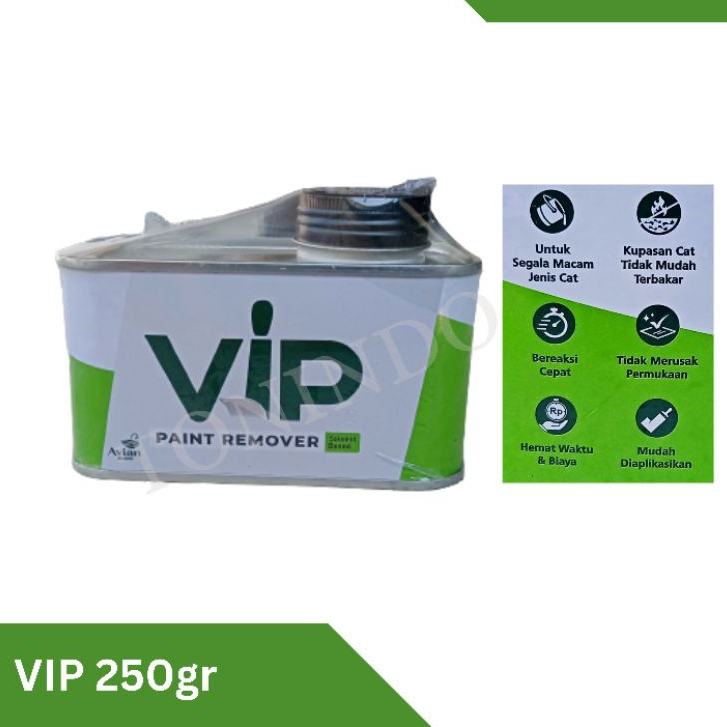 Jual VIP Paint Remover 250 Gram/ Perontok Cat/ Pengelupas Cat/ Avian ...