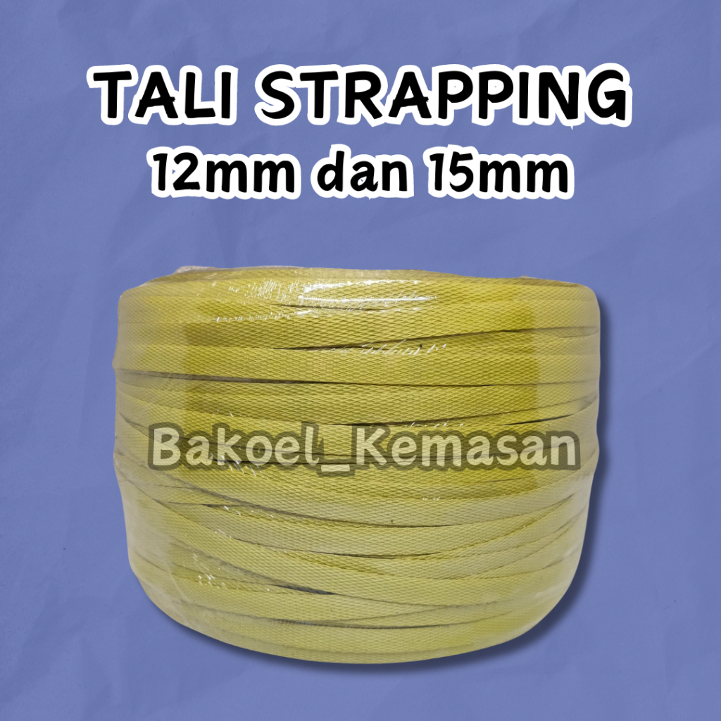 Jual Tali Strapping Band 12mm 15mm / Tali Packing/ Tali Klem | Shopee ...