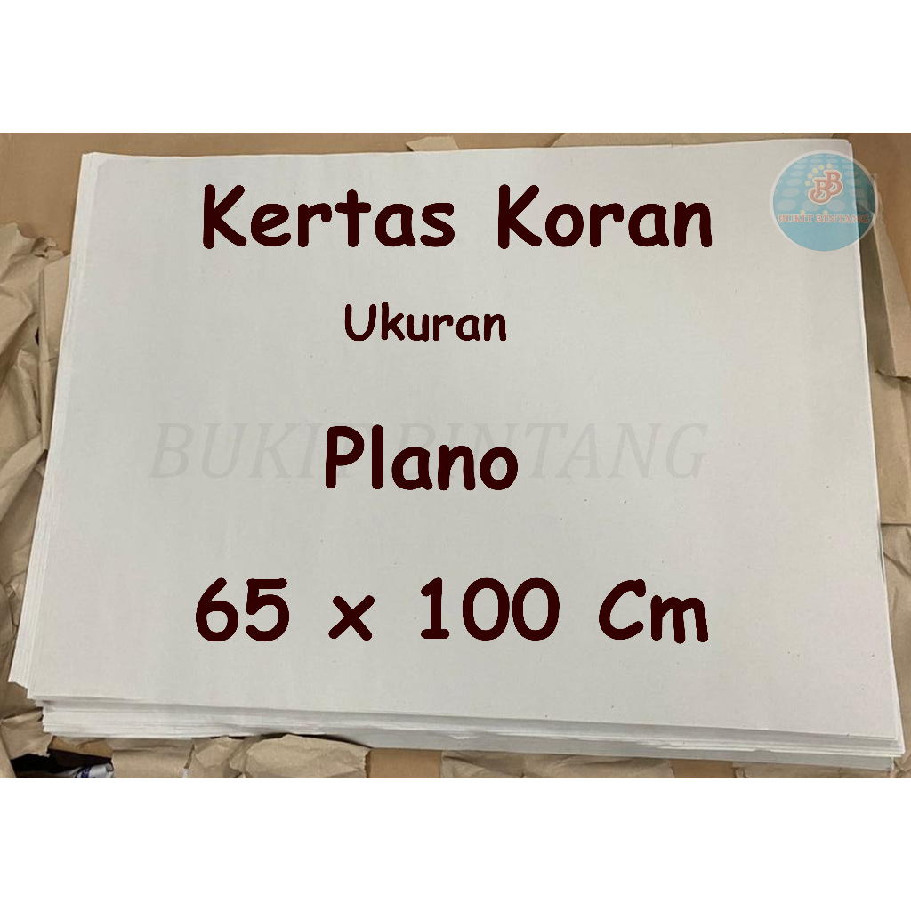 Jual Kertas Koran / Stensil / FlipChart 55 Gsm Ukuran 65 x 100 Cm, 1 ...