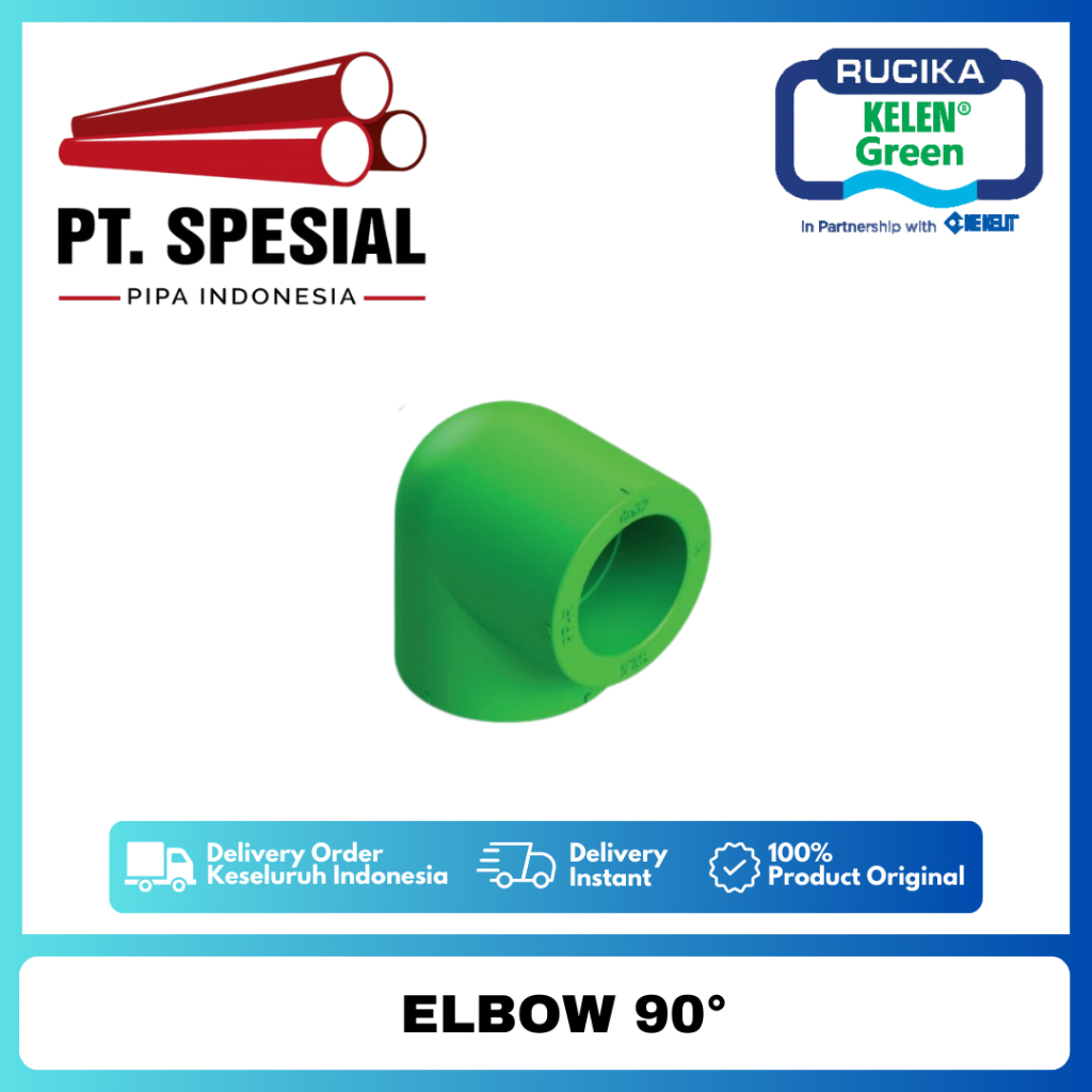 Jual Knee 90 PPR Rucika DN75 - 2.1/2" / Elbow 90 PPR Rucika - 05 | Shopee Indonesia