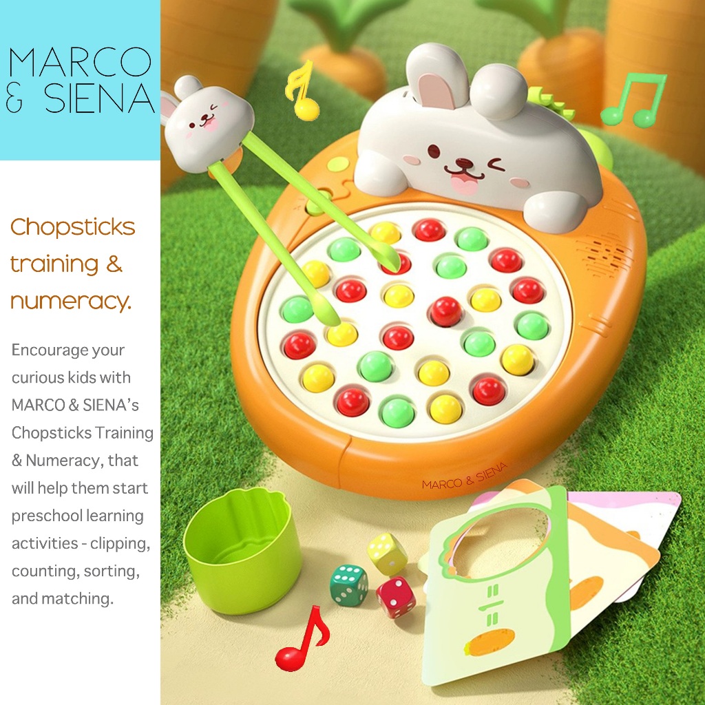 Jual [PREMIUM] MARCO SIENA Mainan Sensory Anak Capit Jepit Bola Warna ...