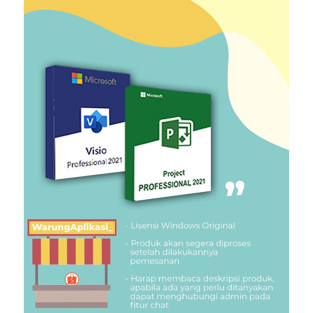 Jual Big Sale Visio 2021 dan Project 2021 Pro Plus Digital key Original ...