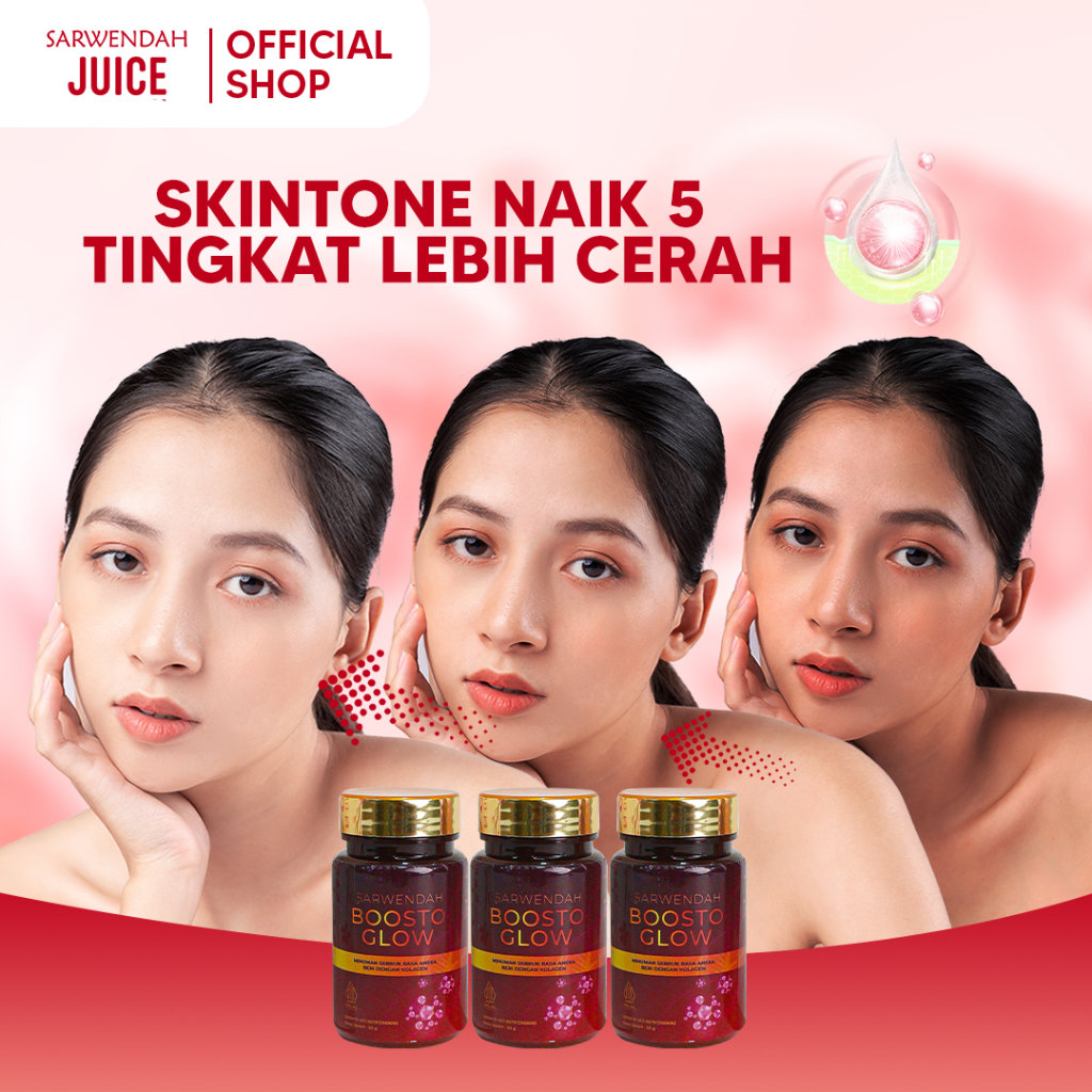 Jual Sarwendah Juice (Boostoglow 3 Pcs) Sarwendah Boostoglow Collagen ...