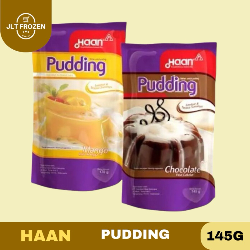 Jual Haan Pudding Mix / Bubuk Puding Instan Coklat / Mangga Pouch 145g ...