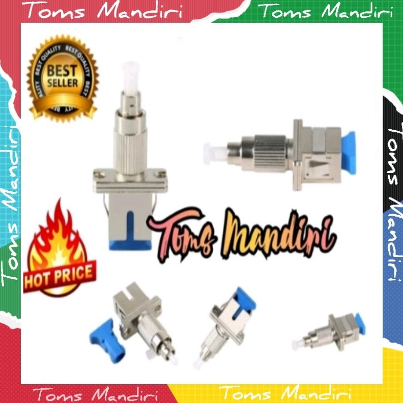 Jual PROMO SPESIAL FC Male to SC Female Hybrid Adapter 9125 Single mode ...