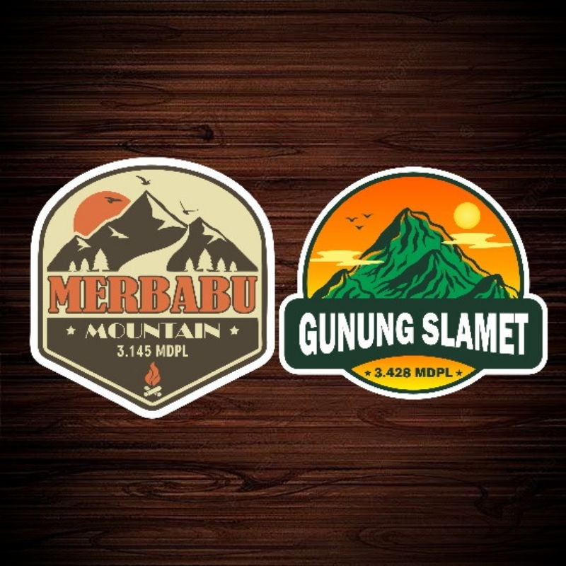 Jual Sticker Gunung Merbabu / Gunung Slamet | Shopee Indonesia