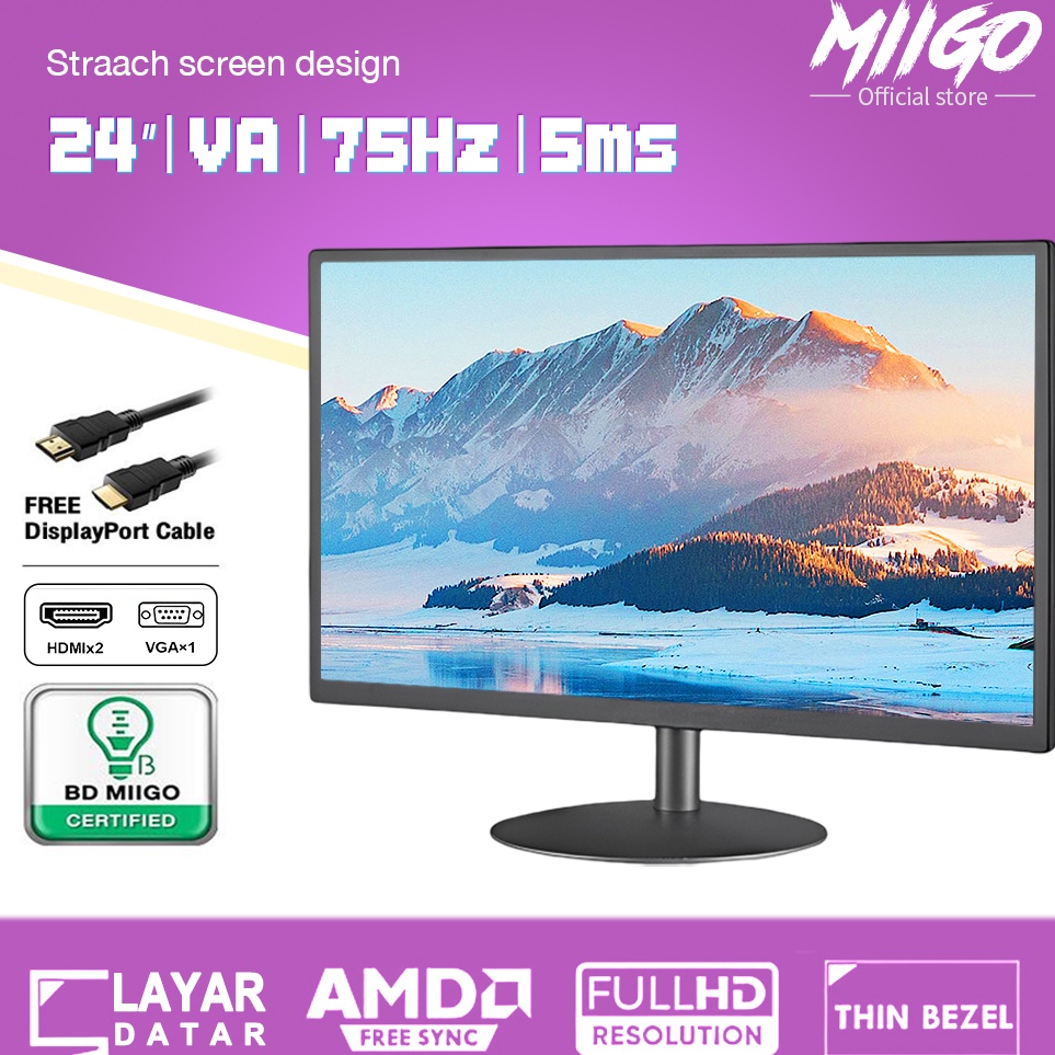 Jual KODE T17Q MIIGO Tampilan HD Monitor Rumah 17 inci 19 Inci 22 Inci ...