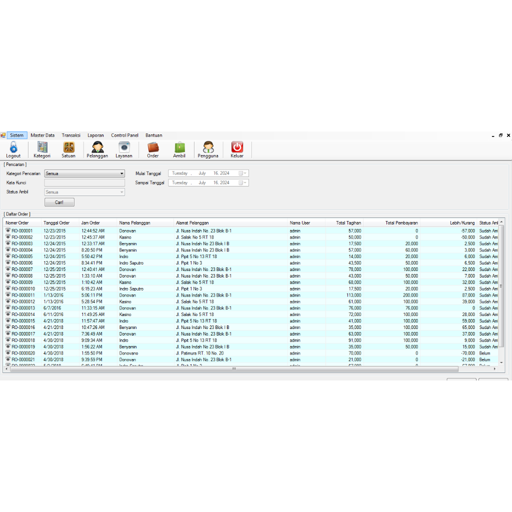 Jual software laundry simple (terlaris) | Shopee Indonesia