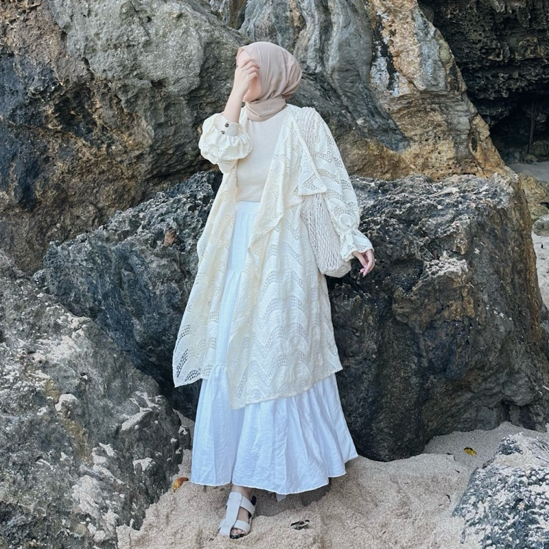 Jual Renaette - ZAYNA OUTER LACE - Atasan - Pakaian Wanita - Long ...