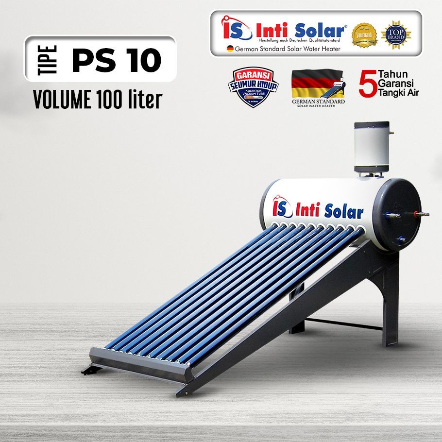 Jual Inti Solar PS 100 / Solar Water Heater Inti Solar / Pemanas Air ...