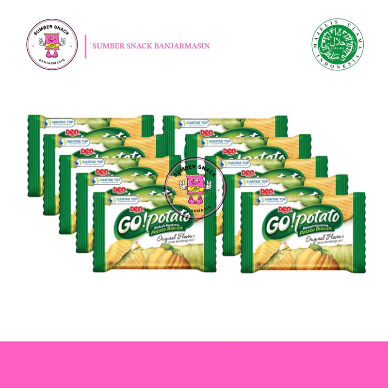 Jual Go Potato Kentang Asli (Isi 10/Renceng) (8gx10) | Shopee Indonesia