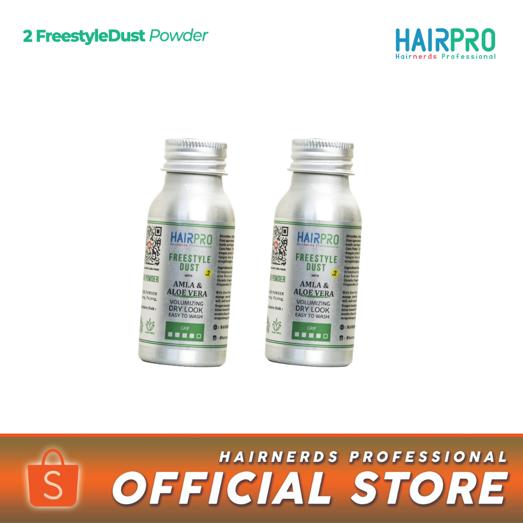Jual Hairnerds Professional - 2 Pcs FreestyleDust Powder / Styling Clay ...