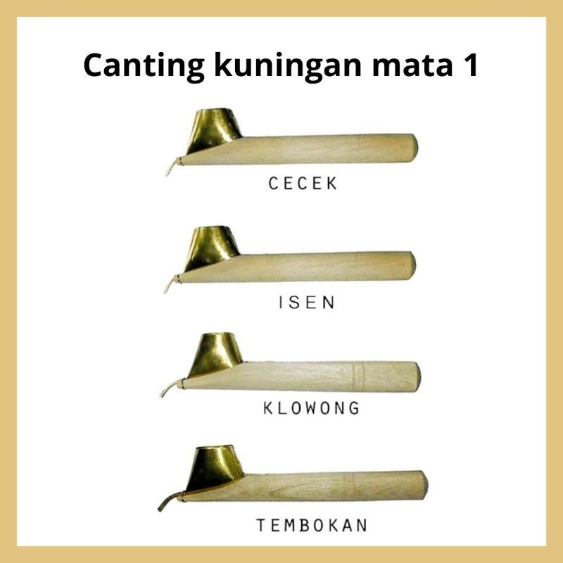 Jual Canting Kuningan Mata 1 / Canting Batik | Shopee Indonesia