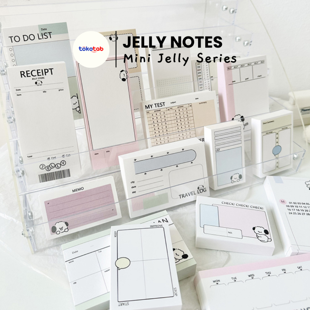 Jual Tokotab - Note MINI JELLY Memo Pad Memo Note Notes Lucu Journal ...