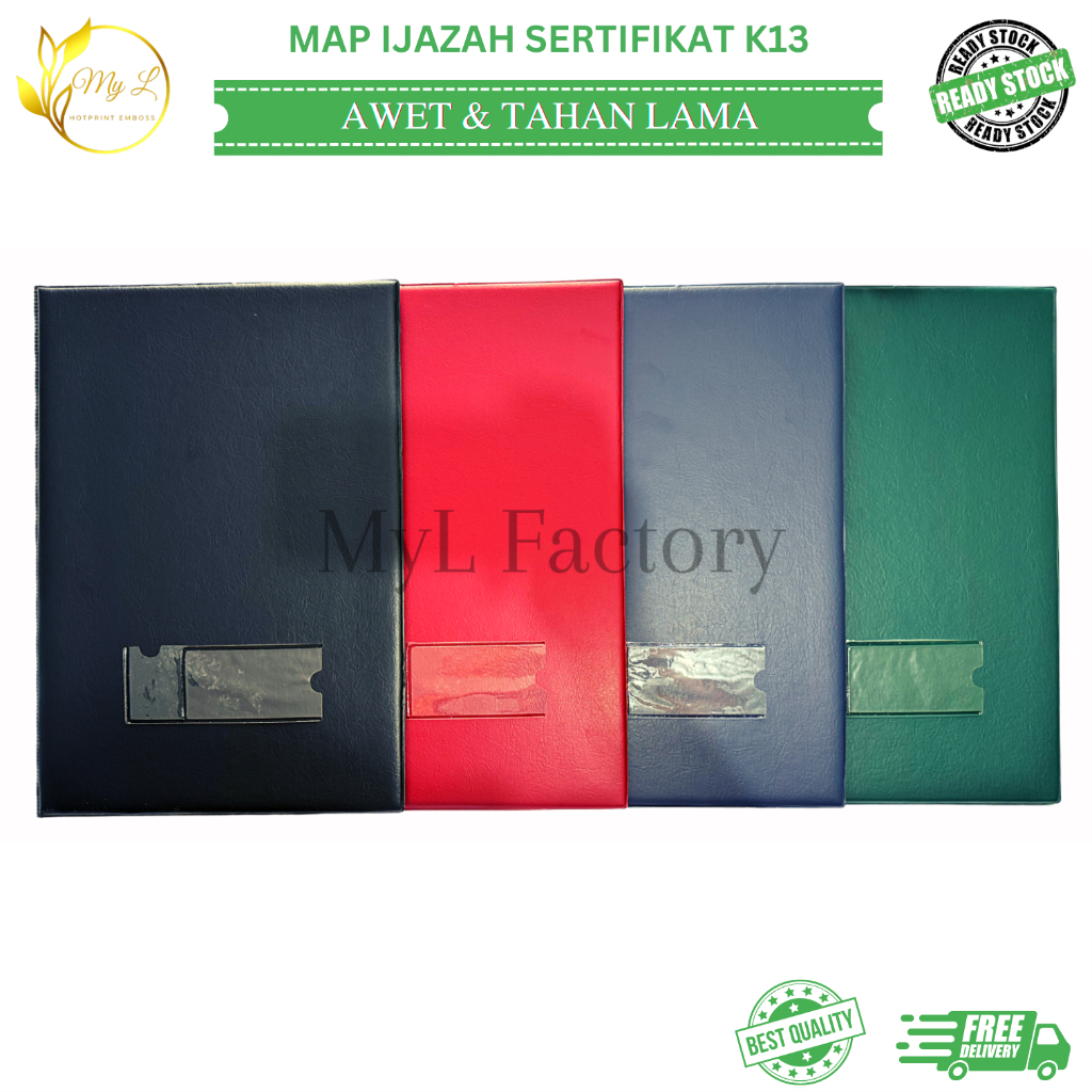 Jual My.L Map K13 Ijazah F4 | Map Sertifikat | Sampul Rapor | Map ...