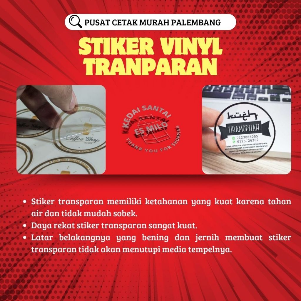 Jual STIKER VINIL/ TRANSPARAN CUSTOM METERAN | Shopee Indonesia