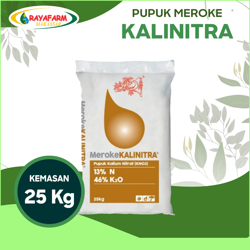 Jual Pupuk Meroke Kalinitra KNO3 / Kalium Nitrat 25 kg | Shopee Indonesia