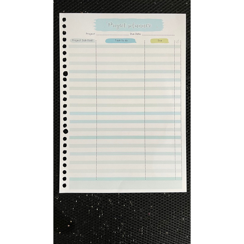 Jual custom project planner isi binder | Shopee Indonesia