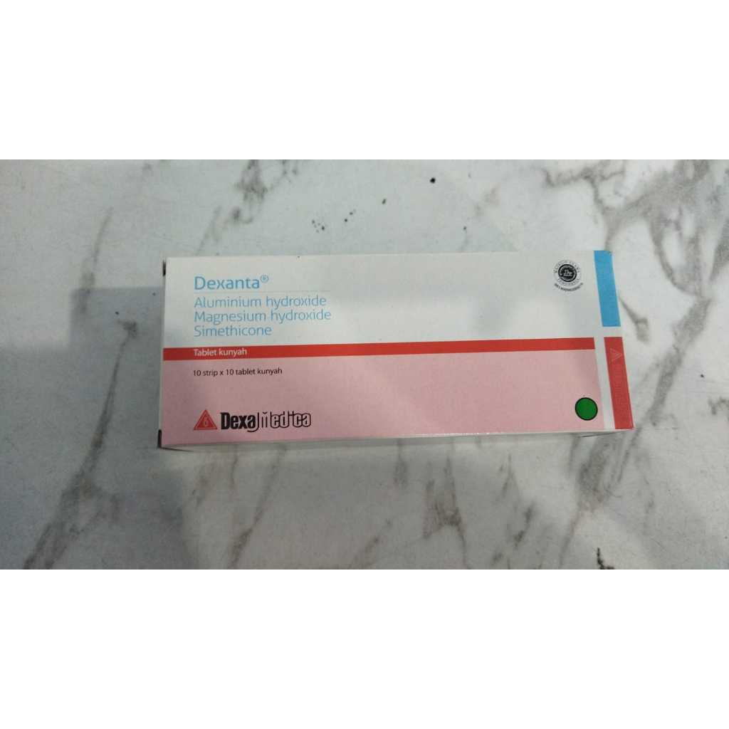 Jual DEXANTA Box 100 chewable tablet - Obat maag, Asam Lambung, Nyeri ...