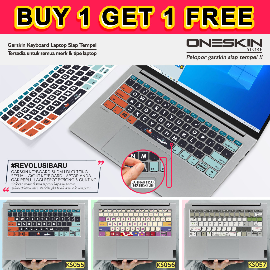 Jual Garskin Stiker Sticker keyboard laptop Msi gambar custom katalog ...
