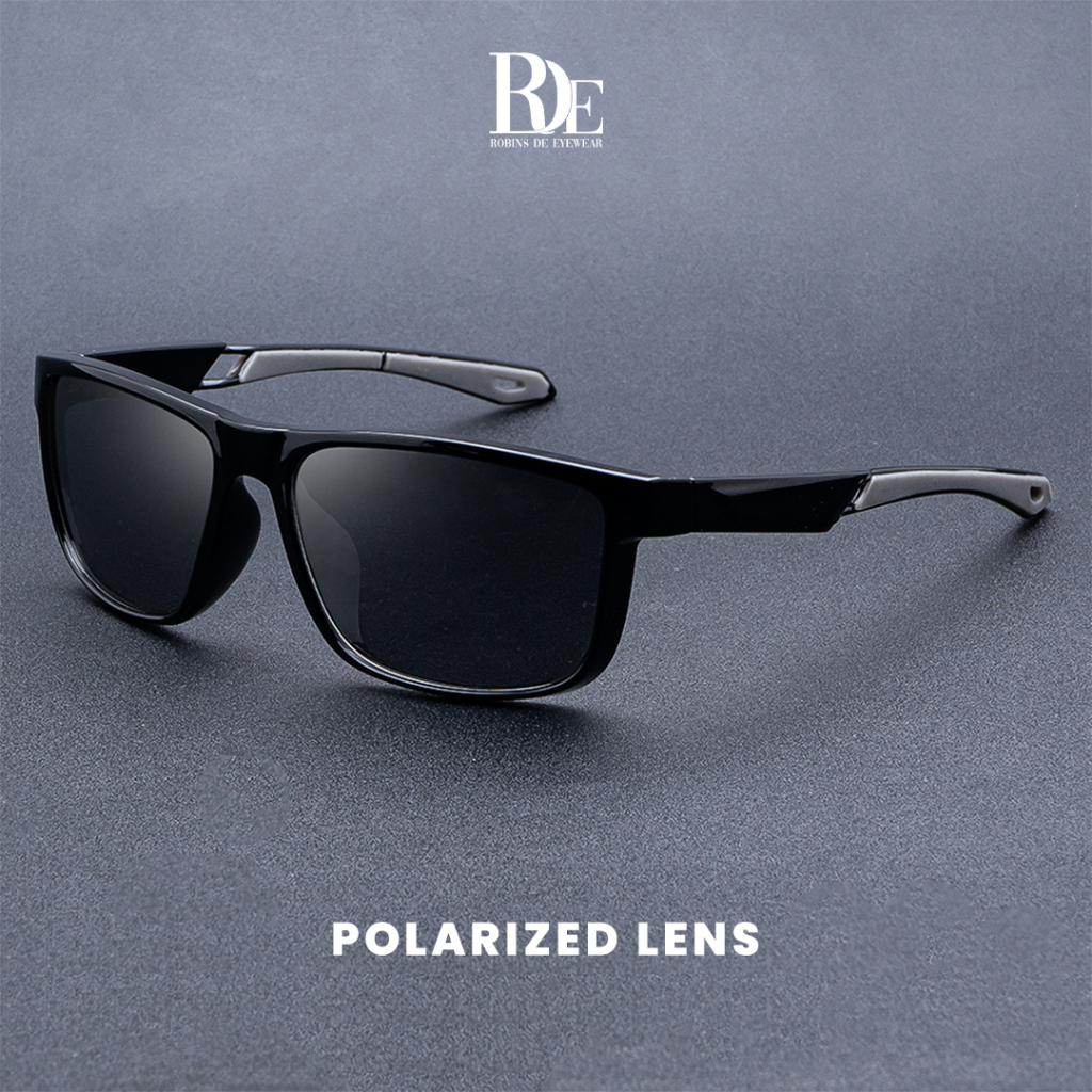 Jual SALE Robins Kacamata Hitam Kotak Sport Polarized Anti Uv 400 Sunglasses Fashion Pria Wanita ...