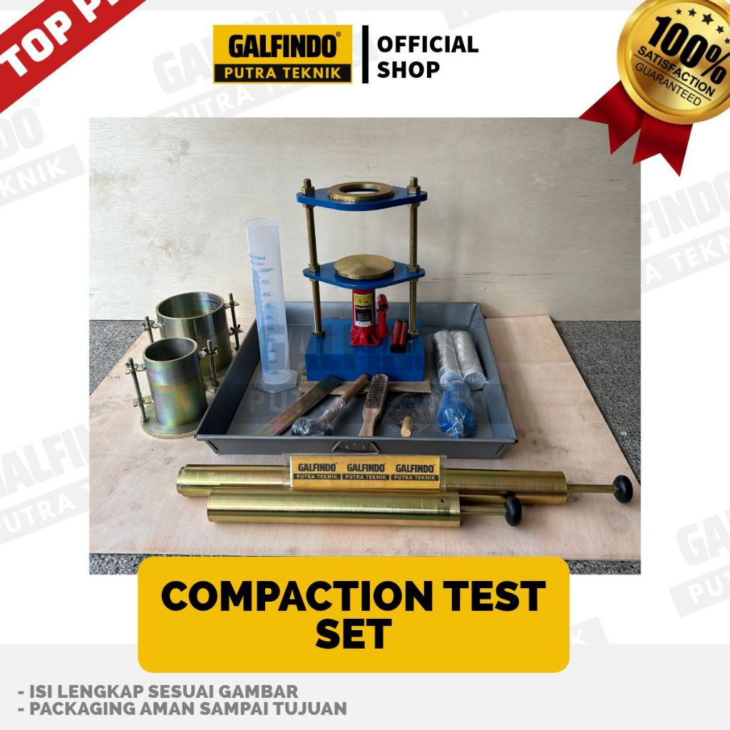 Jual GALFINDO ALAT COMPACTION TEST FULL SET / ALAT UJI KEPADATAN TANAH ...