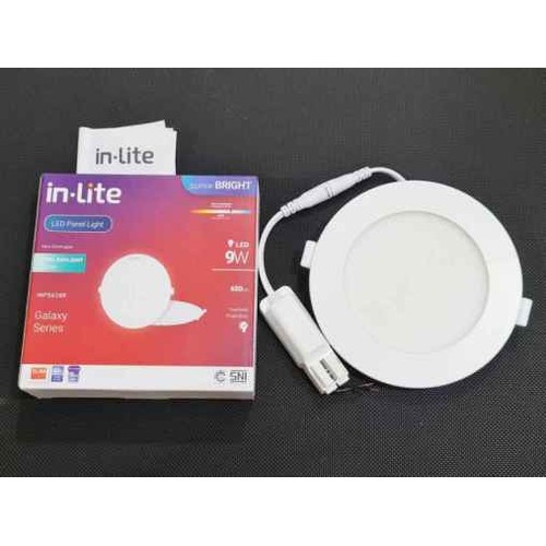 Jual INLITE Downlight LED Panel BULAT Inbow 9W Lampu Downlight Tanam ...