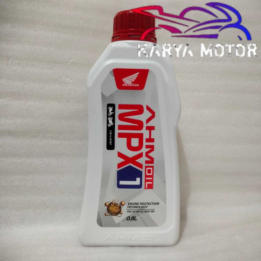Jual Oli MPX1 800ml/1000ML AHM Oil MPX 1 0.8L /1.LORIGINAL | Shopee ...