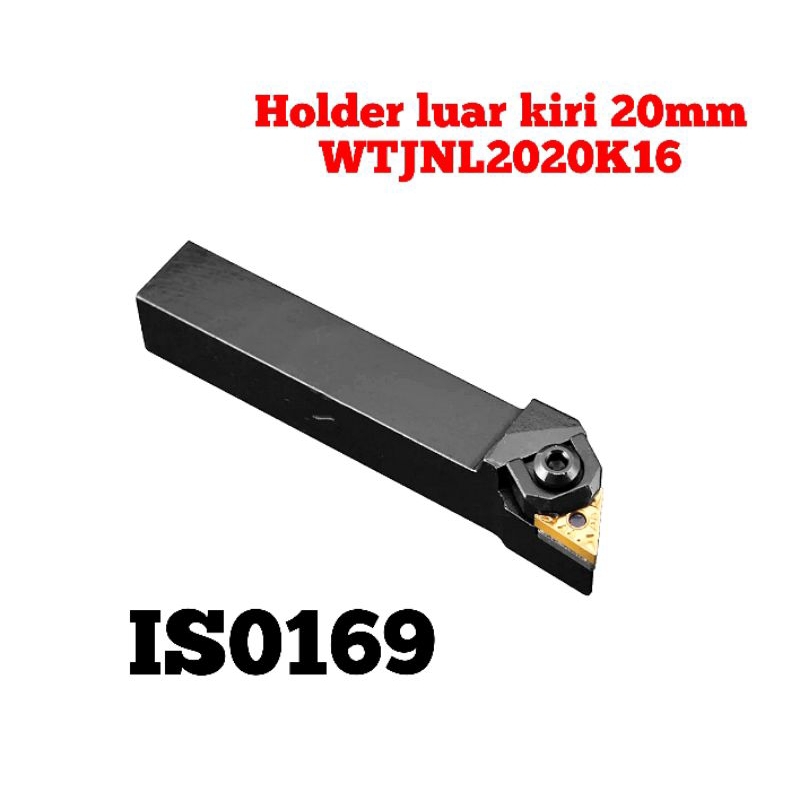 Jual Holder bubut kiri 20mm WTJNL 2020K16 cocok untuk insert H16 TNMG TNGG | Shopee Indonesia