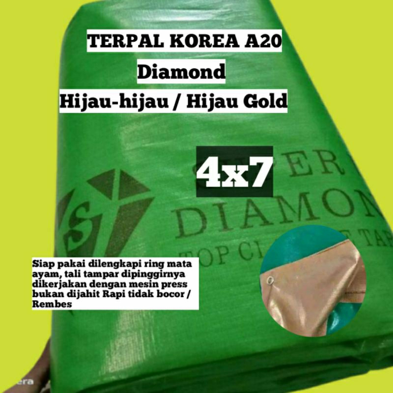 Jual Terpal Lembaran Korea Diamond A20 4x7 Tebal Waterproof | Shopee ...