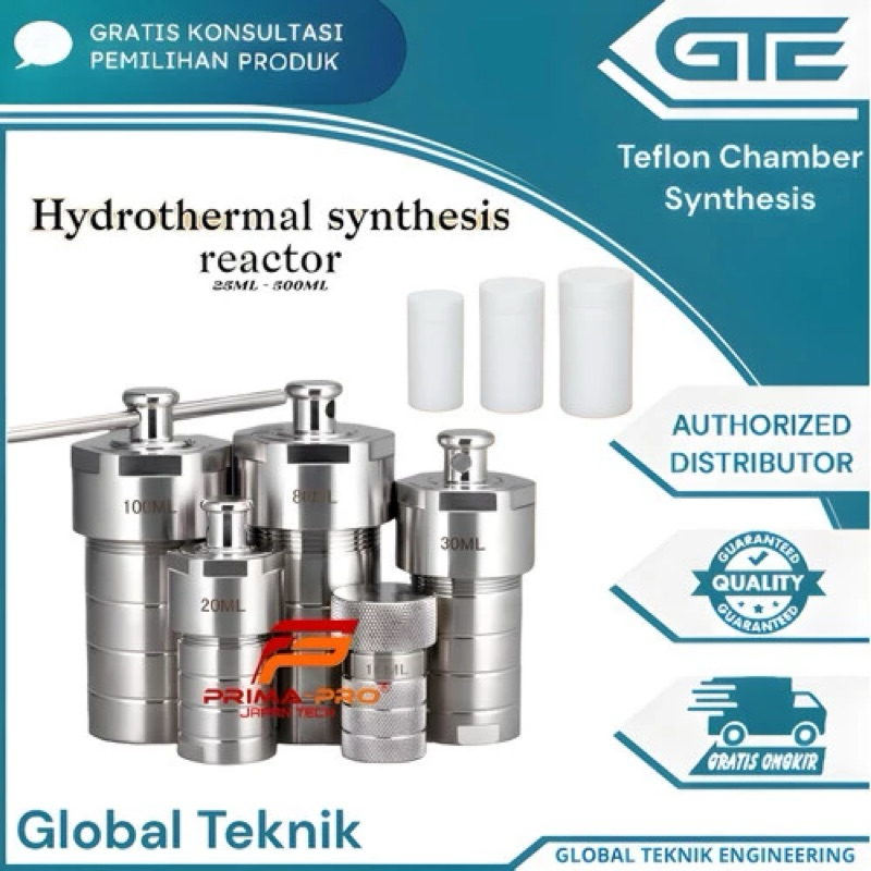 Jual Hydrothermal Autoclave Reactor Teflon Chamber Synthesis 100ml | Shopee Indonesia