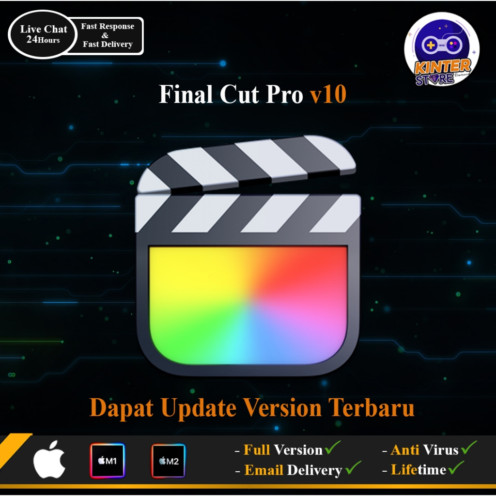 Jual Final Cut Pro Full Version (Mac OS - M1 - M2 - M3) | Shopee Indonesia